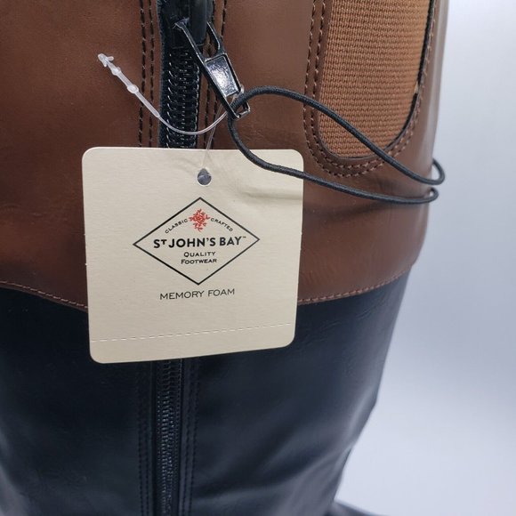 St. John's Bay | Shoes | New St Johns Bay Boots Womens 1 Black Cognac ...